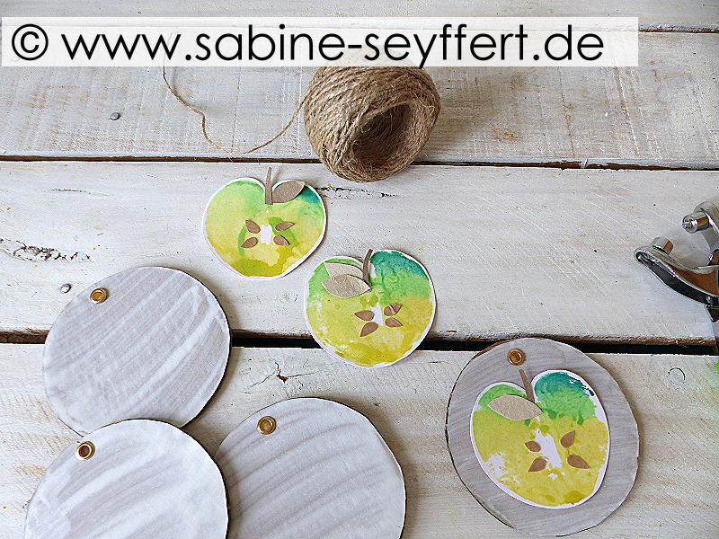 DIY Basteln mit Kindern: Kreatives Malen mit Äpfeln & Basteln – süße ...