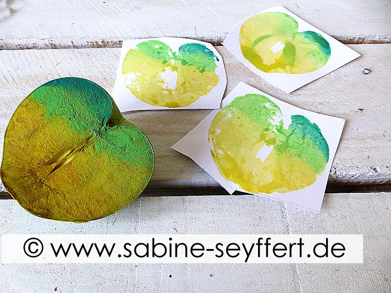 DIY Basteln mit Kindern: Kreatives Malen mit Äpfeln & Basteln – süße ...