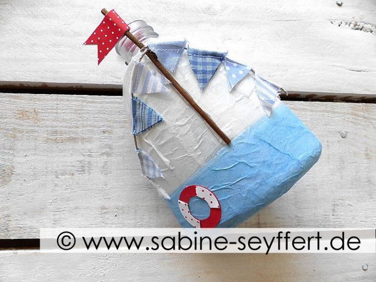 DIY Bastelidee für Kinder: Ahoi – wir basteln ein Segelboot als Laterne ...