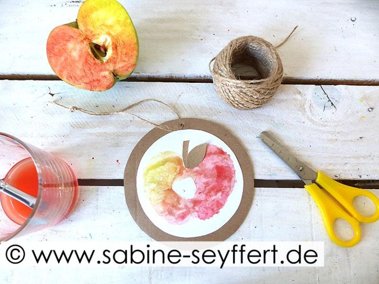 Die schönsten Apfel Ideen zum Basteln, Naschen & Kreativsein – DIY Blog ...