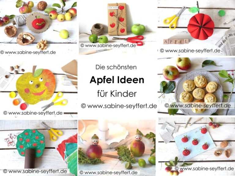 Die schönsten Apfel Ideen zum Basteln, Naschen & Kreativsein – DIY Blog ...