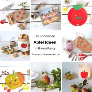Die schönsten Apfel Ideen zum Basteln, Naschen & Kreativsein – DIY Blog ...
