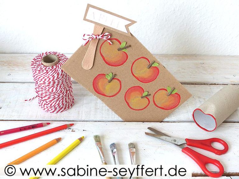 Die schönsten Apfel Ideen zum Basteln, Naschen & Kreativsein – DIY Blog ...
